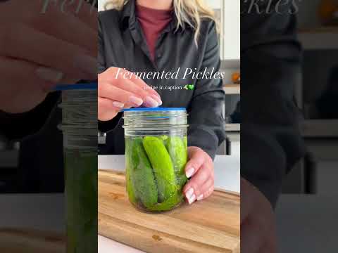 Fermented Pickles Recipe