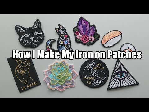 How I Make My Iron on Patches