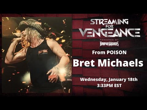 Bret Michaels, from POISON, Sits Down with BraveWords Streaming for Vengeance