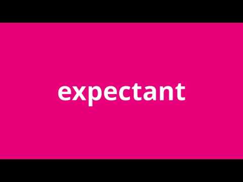 what is the meaning of expectant.