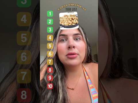 ranking de tapas españolas 🤪 #short #ranking #tapas #comida #españa #comidaespañola