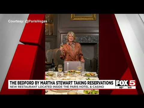 Reservations open for Martha Stewart's new restaurant on Las Vegas Strip