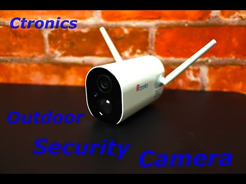 Best Wireless WiFi Outdoor Security Camera Ctronics Review