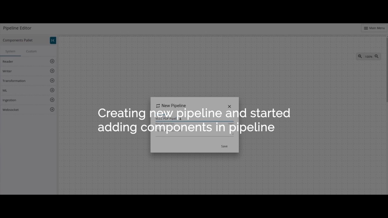 BDB Pipeline by reading PDF documents for businesses and real-time analytics for optimization