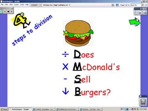 Dividing by 60, 70, 80, and 90