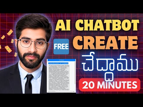 AI chatbot project with source code in Telugu | Vamsi Bhavani