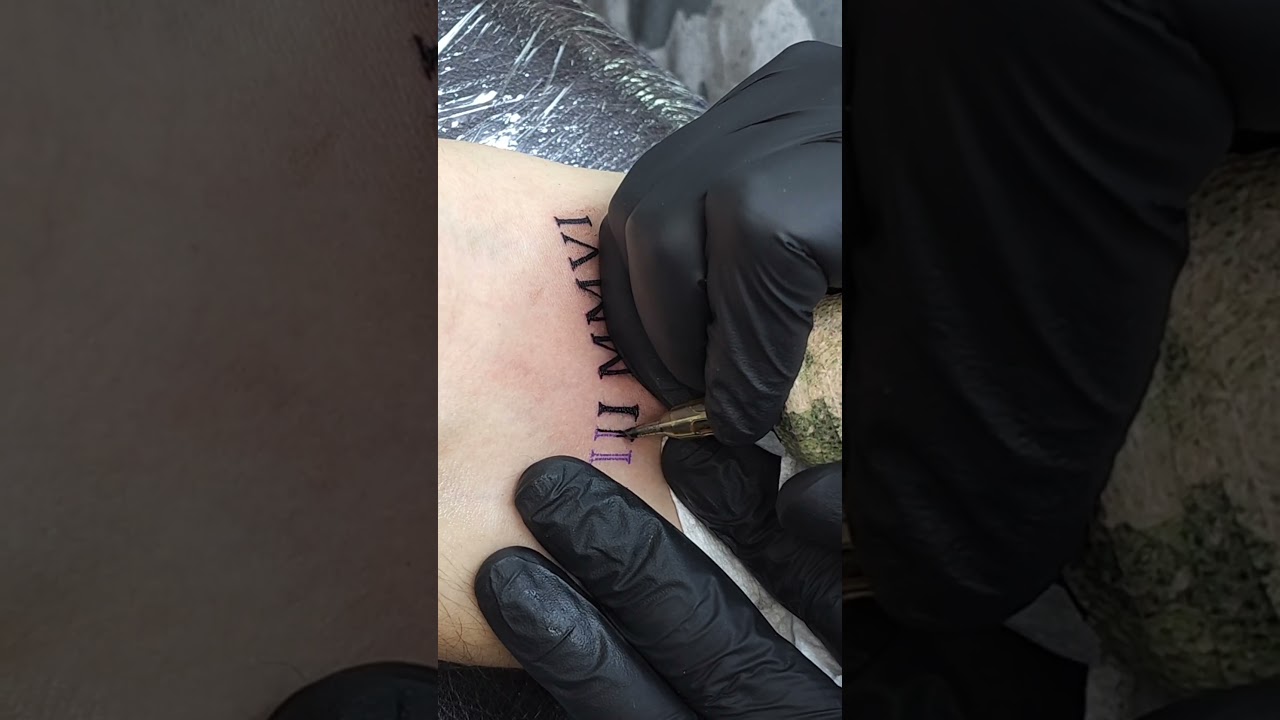 Roman numerals #tattoo #shorts