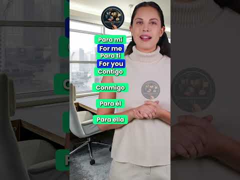 ✅ Learn how to say "para" and "con" in English | Basic phrases you need!
