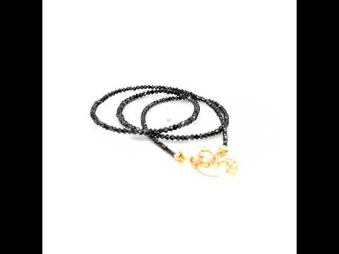 Three Sisters Jewelry Design Black Diamond Stone Strand