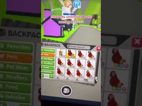 Starpets unlimited pets method #roblox #adoptme #starpets