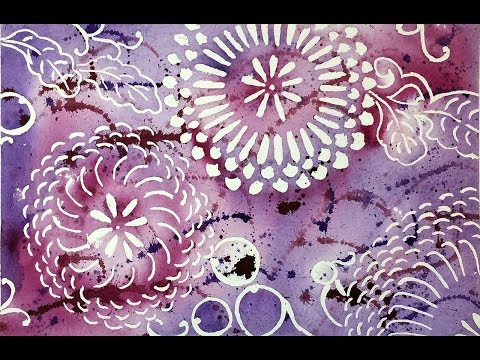 Watercolor Resist Techniques