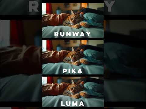 Comparing Runway, Pika and Luma’s Dream Machine