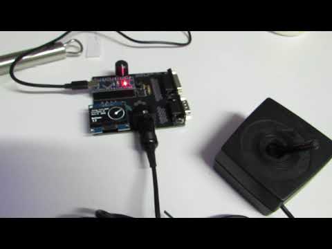 Trying out Joystick Tester v3, now on a PCB
