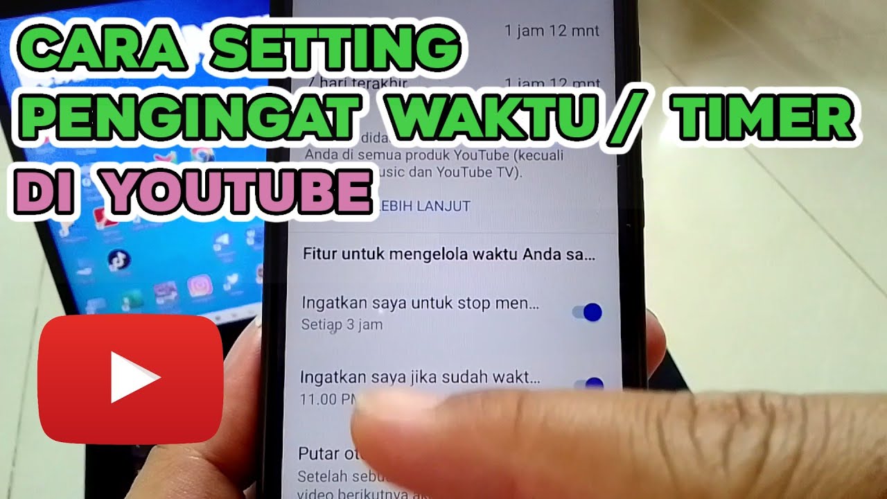 Cara Mengaktifkan Pengingat Waktu / Timer di YouTube