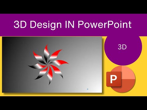 How to create 3d design in Microsoft PowerPoint#design #powerpoint