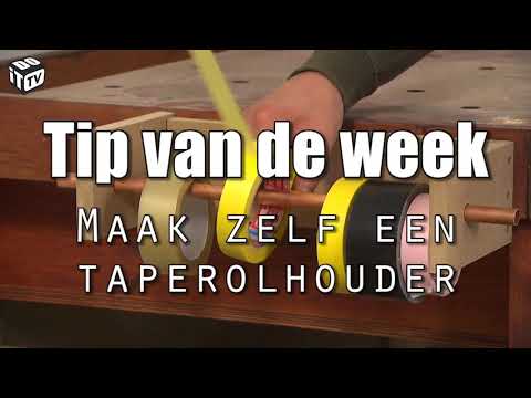 Maak je eigen taperolhouder