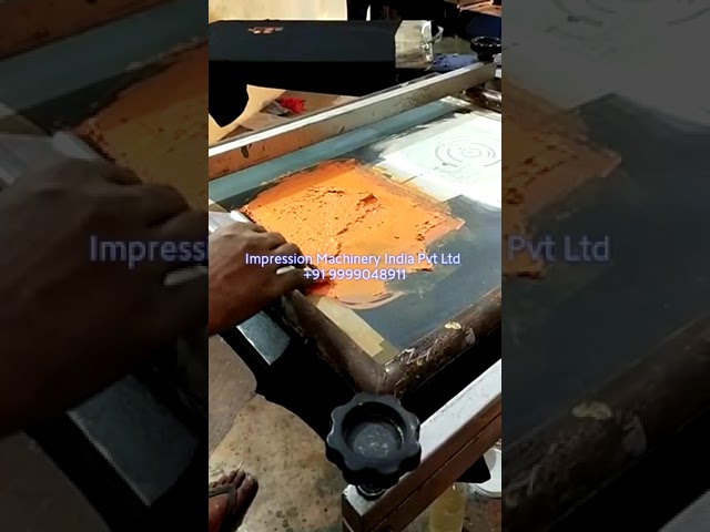 Screen Printing Machine - Manual Screen Printing Machines Manufacturer ...