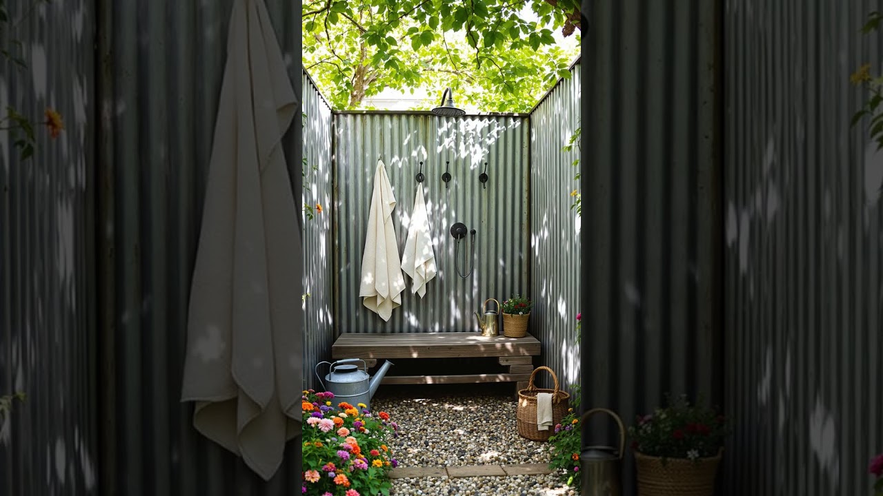 21 Unique Outdoor Shower Ideas For Your Backyard Oasis