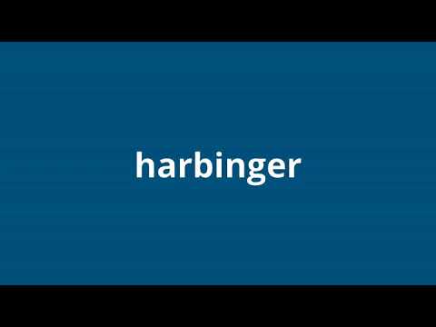 what is the meaning of harbinger