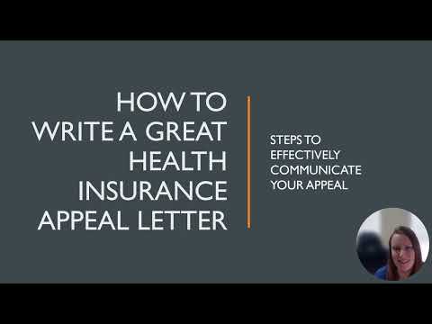 Appealing Solutions Video Series: Appeals Letter in Detail