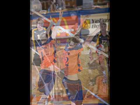 Paul Carroll and his volleyball