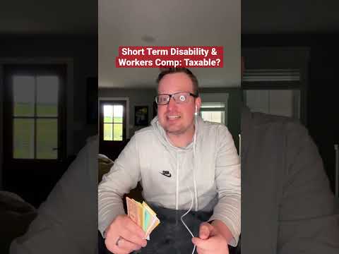 Short Term Disability and Workers Compensation: Is it Taxable? #accounting #tax #finance #shorts