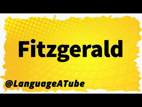 Fitzgerald Pronunciation ⚡️ How To Pronounce Fitzgerald!