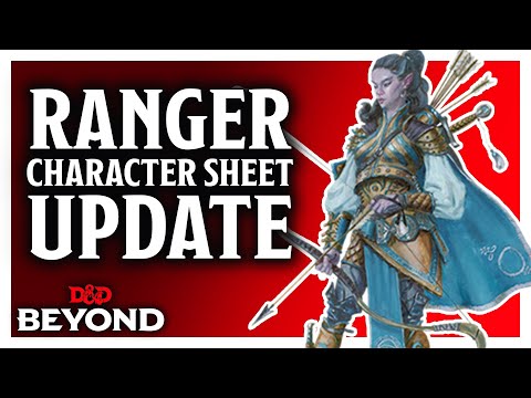 Ranger Character Sheet Update on D&D Beyond