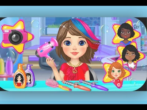 hair salon spa salon Fun Hannah High School Crush Kids Games Play Dress Up , Nail Salon, Makeover