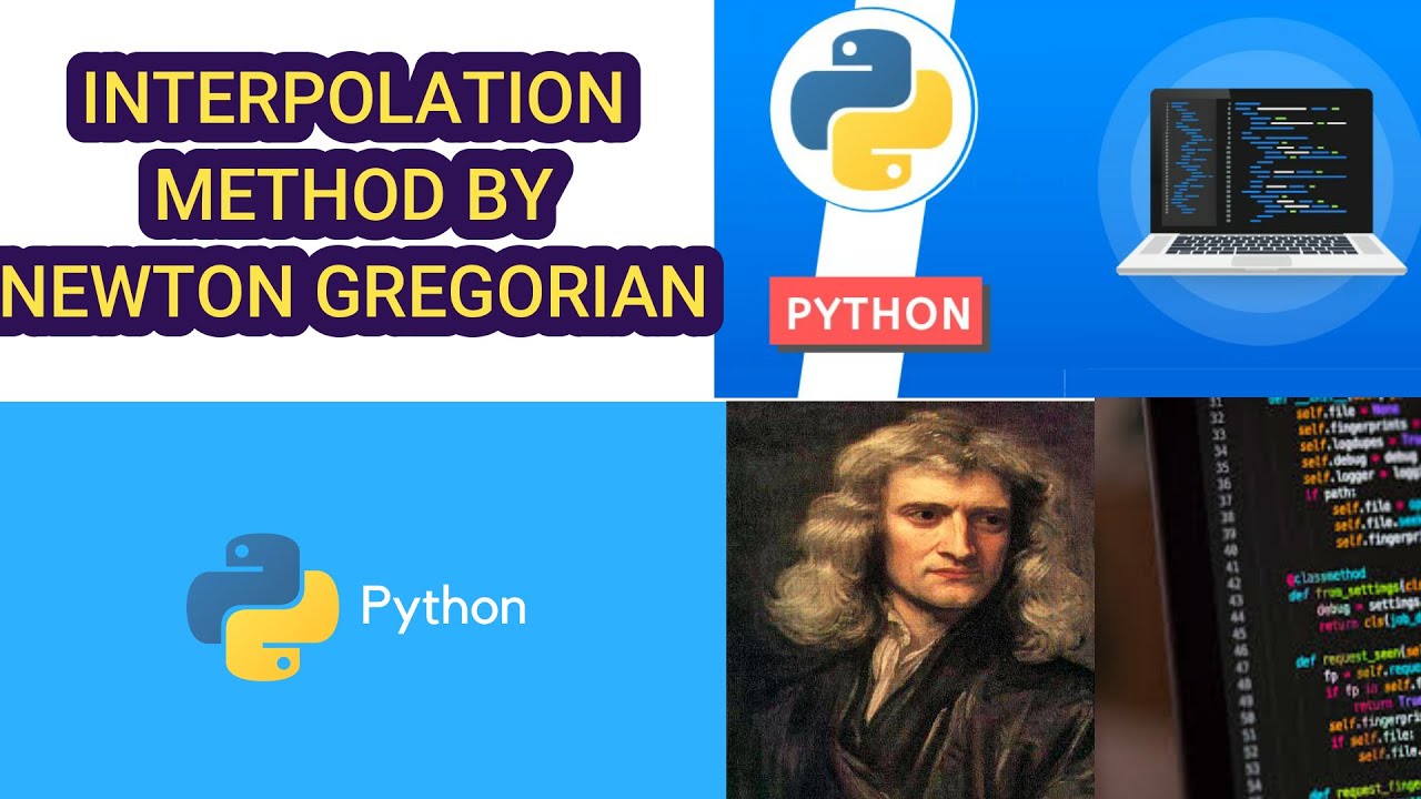 INTERPOLATION METHOD IN PYTHON | NEWTON GREGORIAN METHOD IN PYTHON