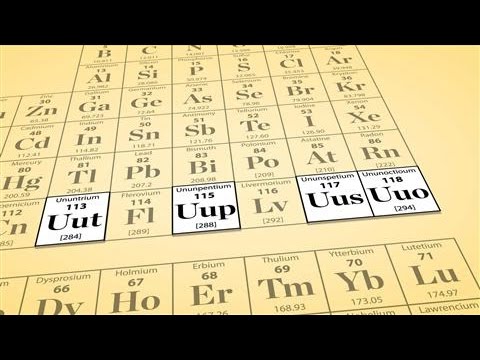 Four 'Super-Heavy' Elements Added to Periodic Table