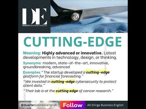 CUTTING-EDGE Business English Vocabulary You Need To Know!