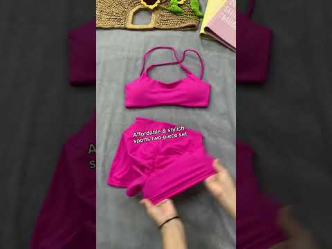Perfect sports two-piece set for your next workout #gymoutfit