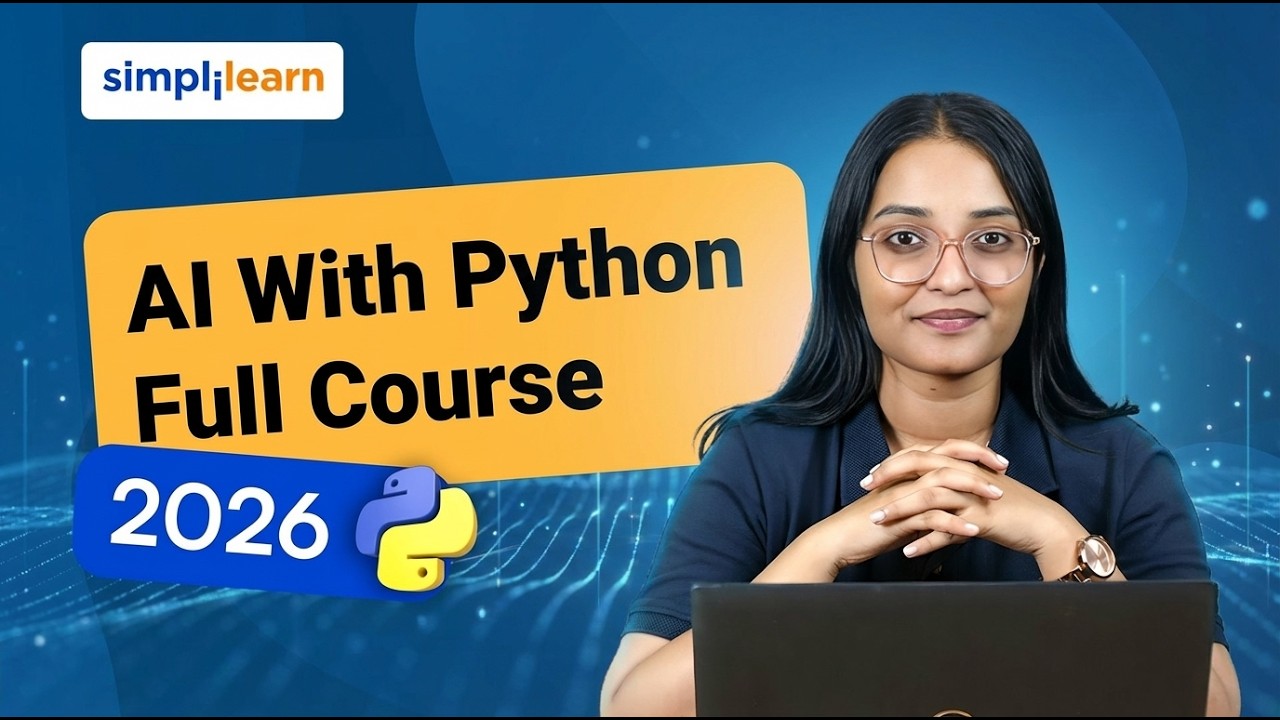 AI With Python Full Course 2026 [FREE] | Learn Artificial Intelligence With Python | Simplilearn