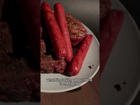 Would you meal prep steak and sausage? Yes or no?
