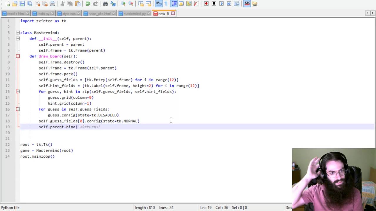 Let's Code Python: Graphical Mastermind with Tkinter