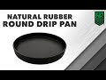 Killarney Metals KM-05481, 24 Inch Diameter Natural Rubber Round Drip ...