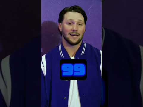 Josh Allen prediction for Madden players prediction. #shorts