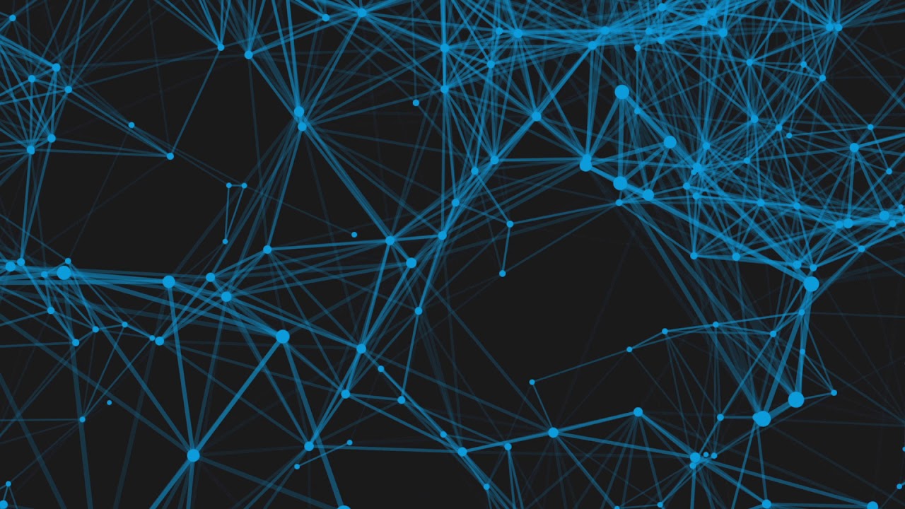 Technology Network Loop Background | Blue Animated lines Backgrounds