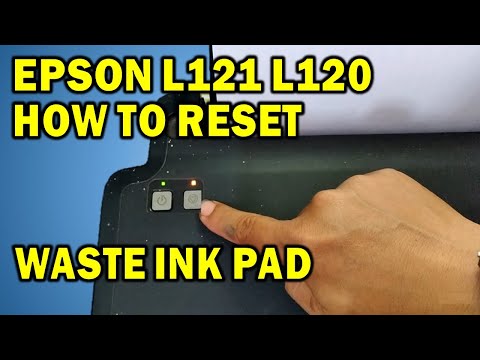 How To Reset Epson L120 - L121 ink pad is at the end of its service life With Free Resetter!