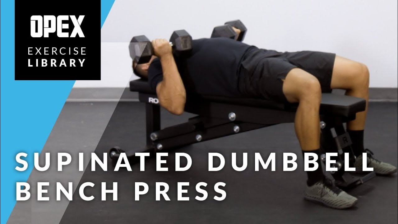 Supinated Dumbbell Bench Press - OPEX Exercise Library