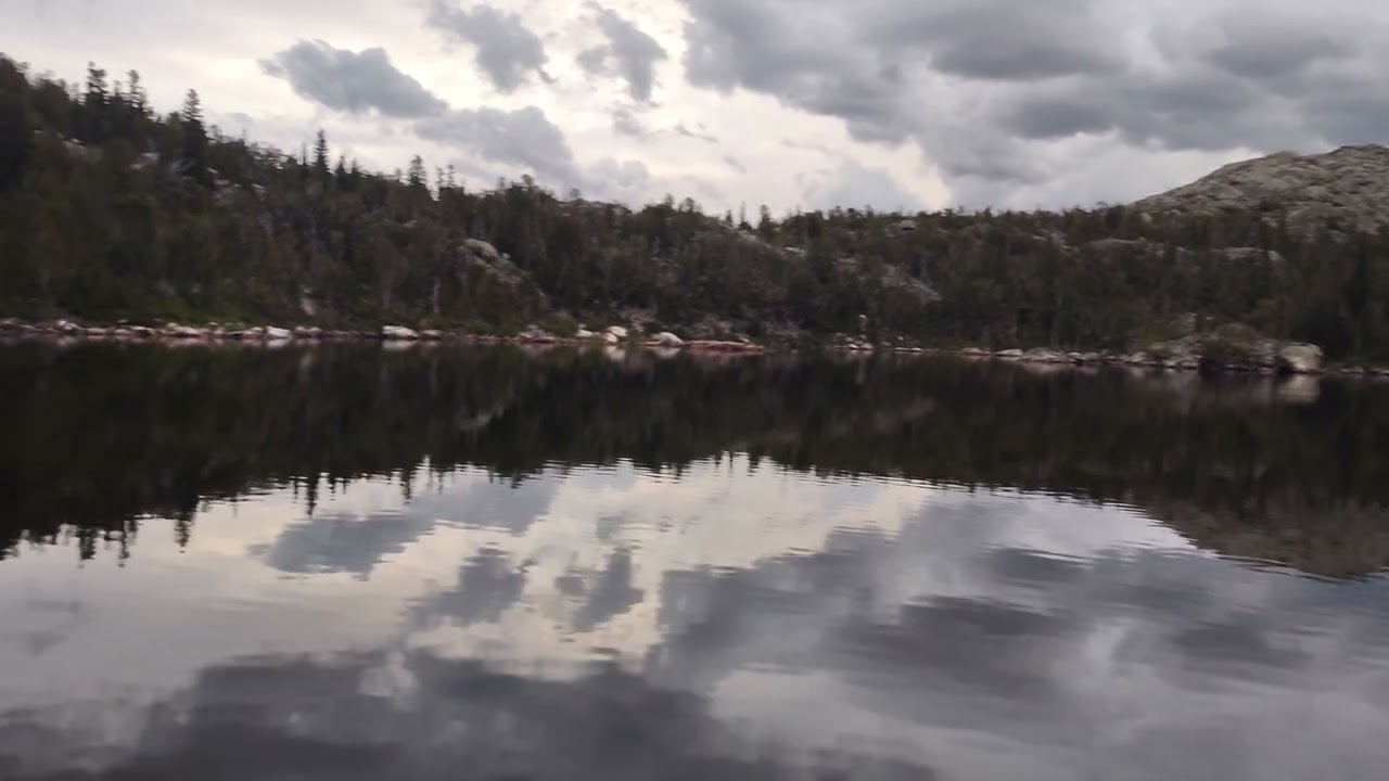 Reflective Beauty of a Mountain Lake - Wyoming