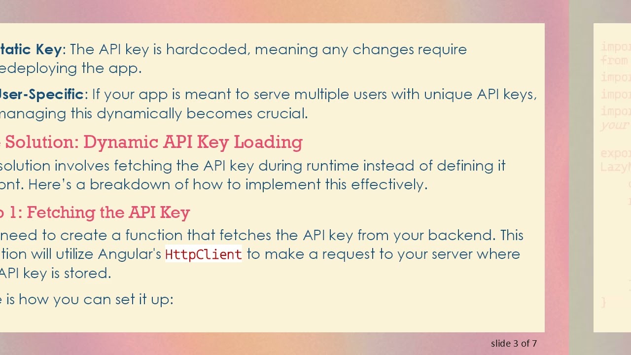 Dynamically Change the Google Maps API Key in Angular 7 with AGM Map Module