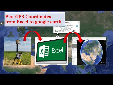 How to plot GPS Coordinates from excel to Google earth