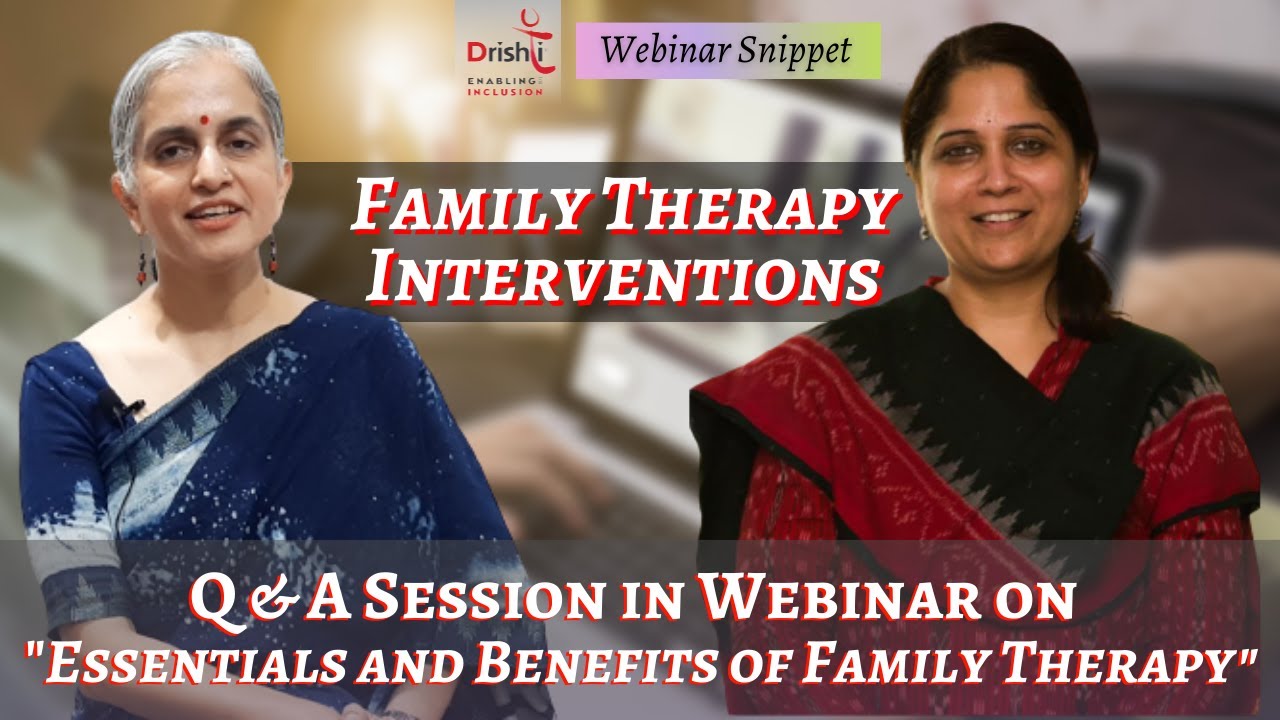 Family Therapy Interventions | Dr. Smita Desai | Dr. Aparna Joshi | #familytherapy #therapy
