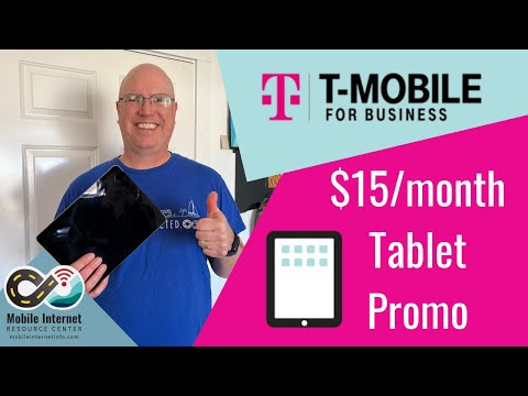 T Mobile Business Tablet Promo – $15/Month For Unlimited Data And 10GB Of Mobile Hotspot