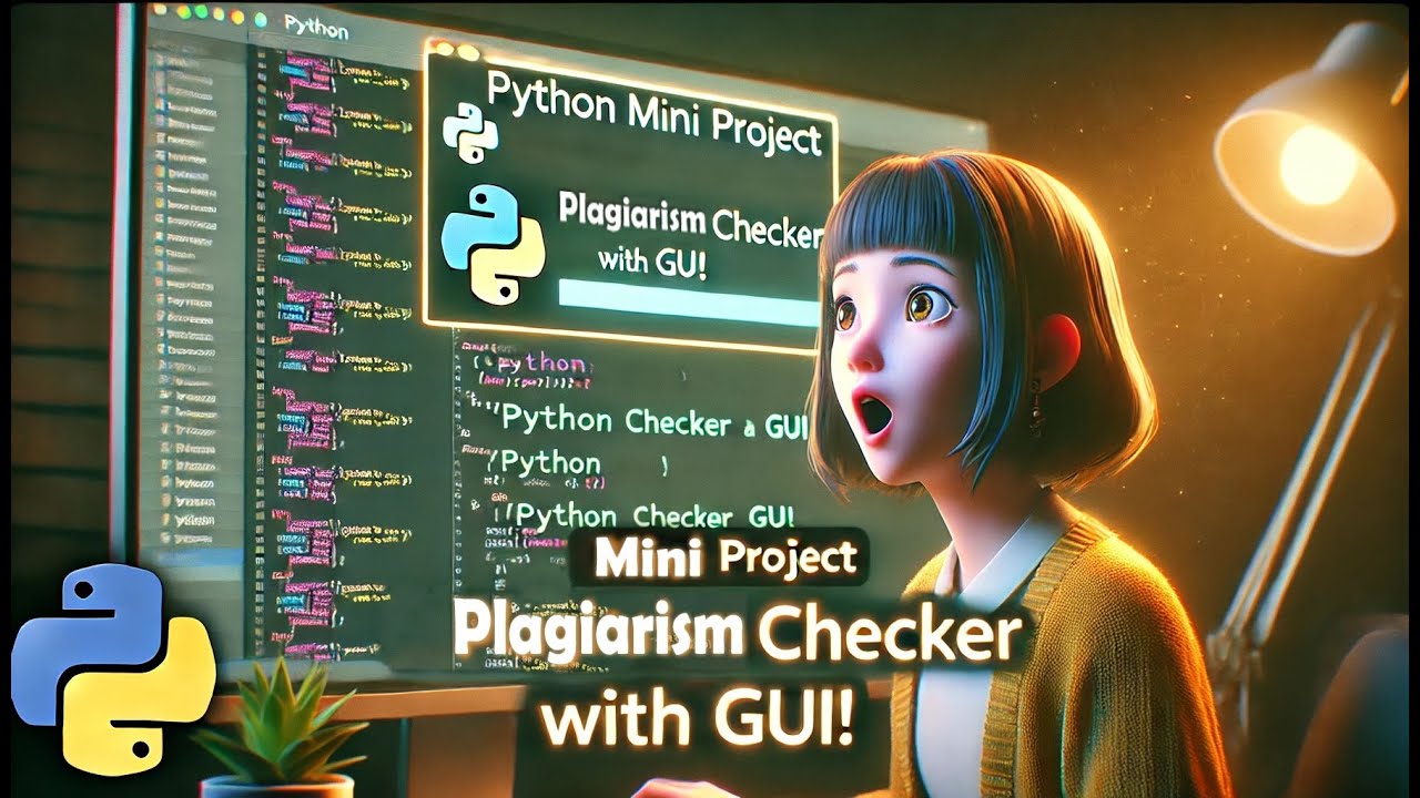 🔥 Python Plagiarism Checker with GUI! 🤯 | Mini Project for Beginners 🚀