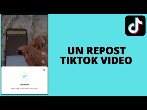 How To Remove Repost On Tiktok