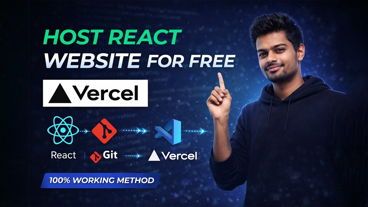 How to Deploy React App on Vercel | React App Hosting Using GitHub (Step-by-Step 2026)