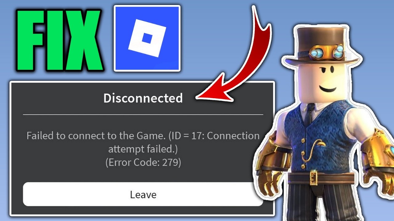 How To Fix Roblox Error Code 279 (2026) | Connection Failed Fix